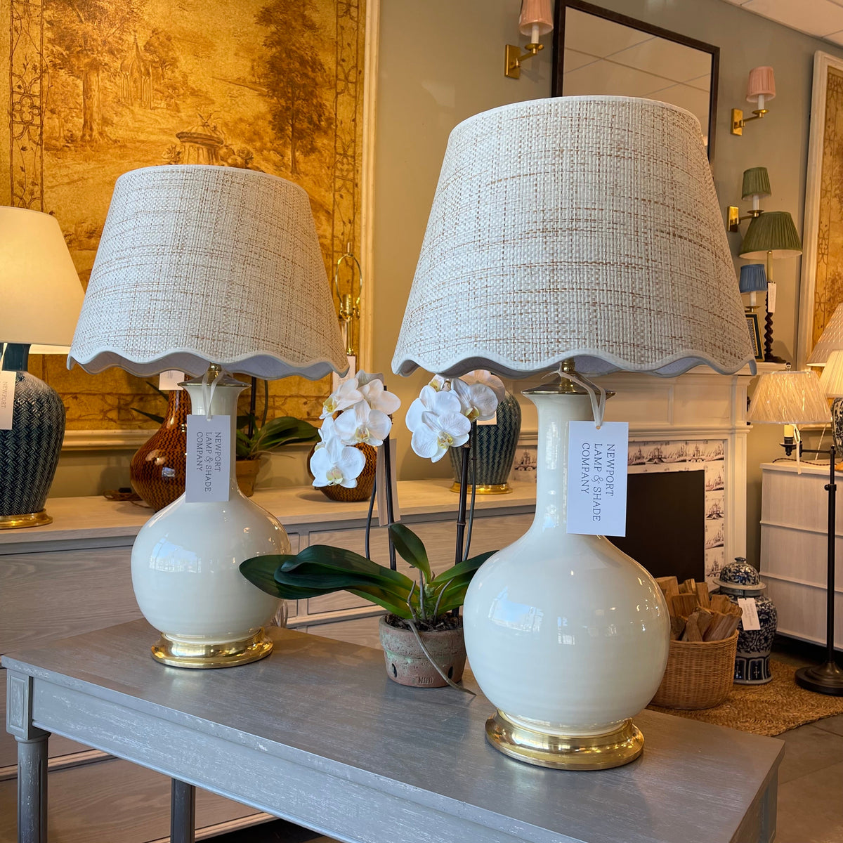 Elevate Your Home Decor with Elegant Scalloped Lampshades | Newport Lamp